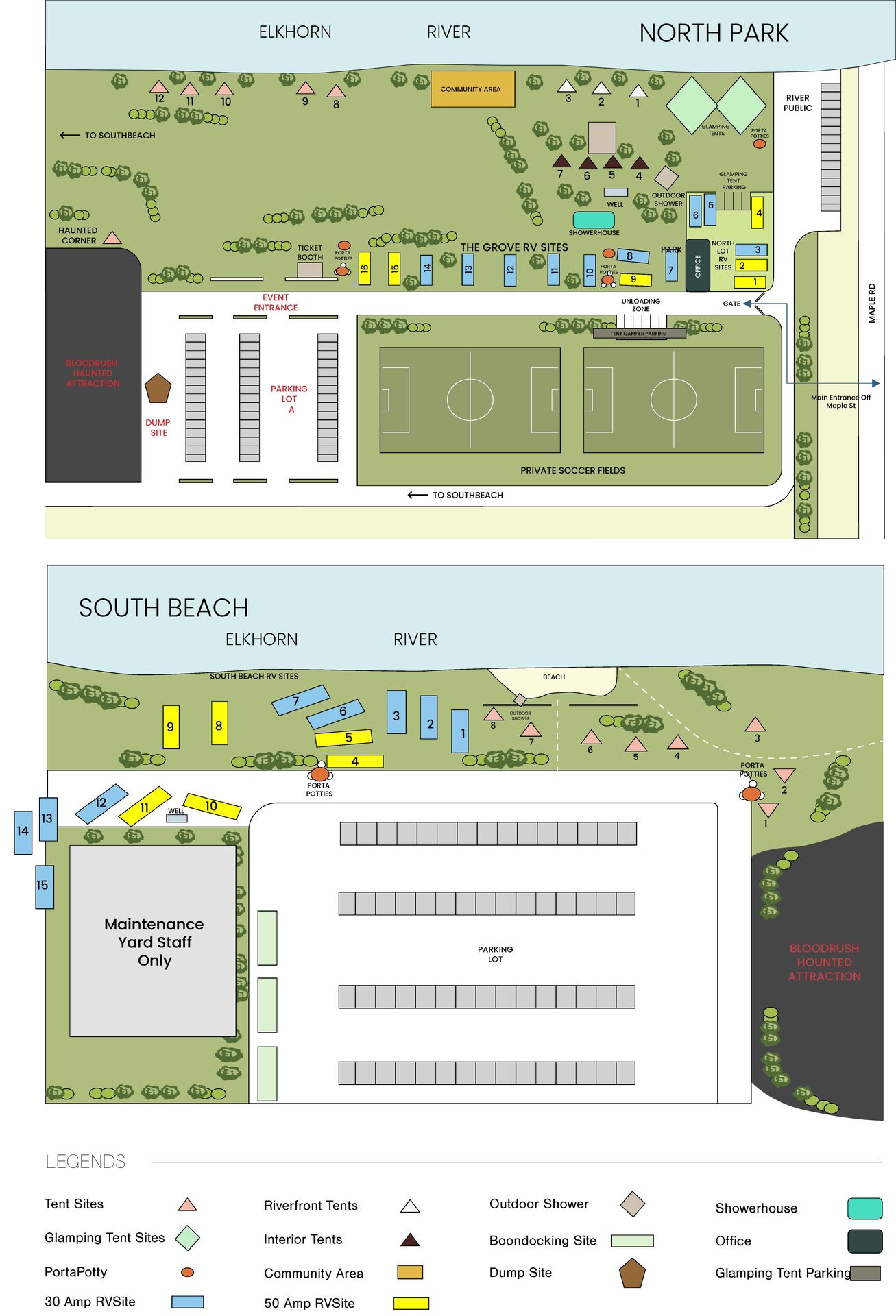 Park Map | ElkhornShores
